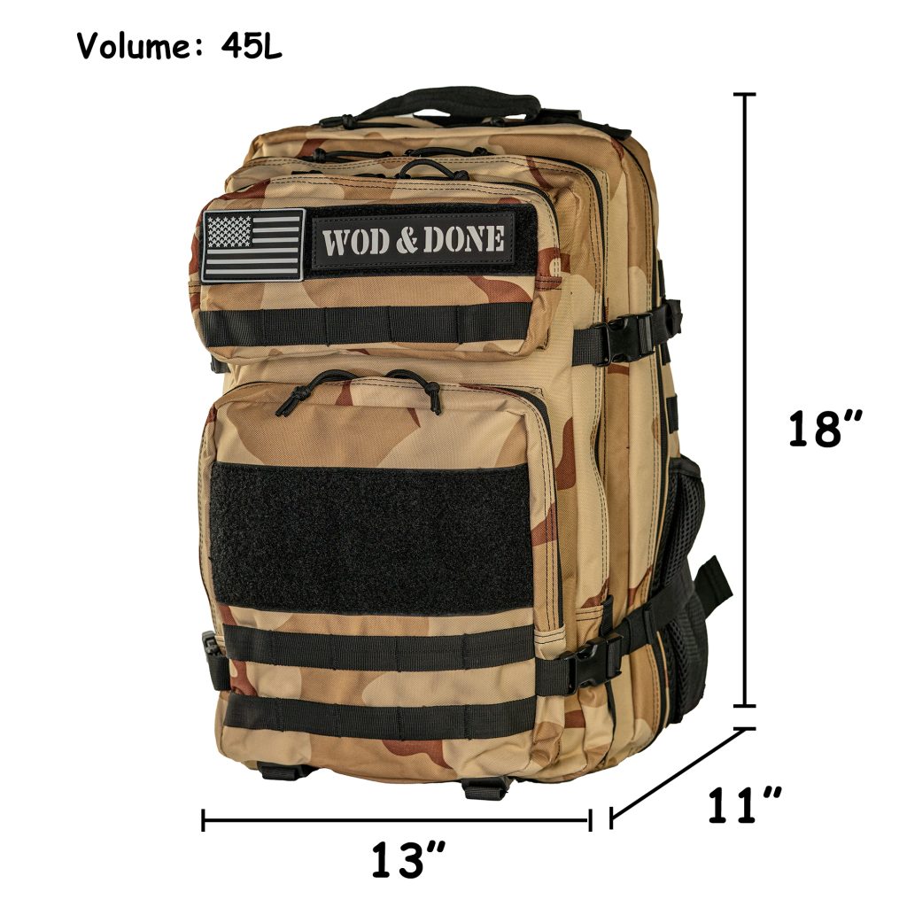 Tactical Bag Backpack 45L – WOD & DONE